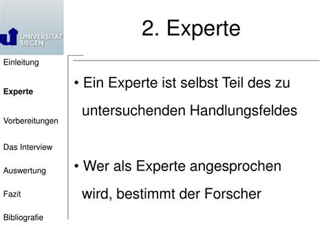 Ppt Das Experteninterview Powerpoint Presentation Free Download Id