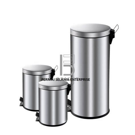 100 Original Eko Brand 30l 30 Liter Classic Stainless Steel Step Bin