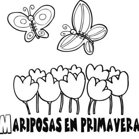 Imprimir Dibujo De Mariposas Y Flores Para Imprimir Y Pintar Dibujos