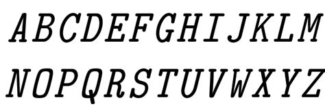 CMU Typewriter Text Italic Font FFonts Net