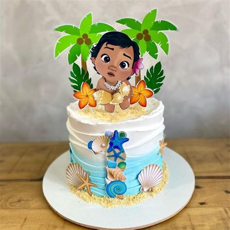 Bolo Da Moana 130 Melhores Ideias Para Sua Festa Artofit
