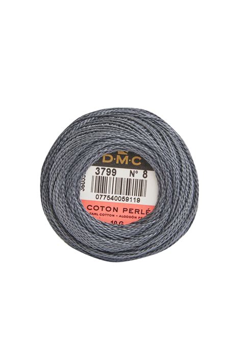 Dmc Perle Cotton Size 8 Dmc 3799 Vydk Pewter Pearl Cotton Ball