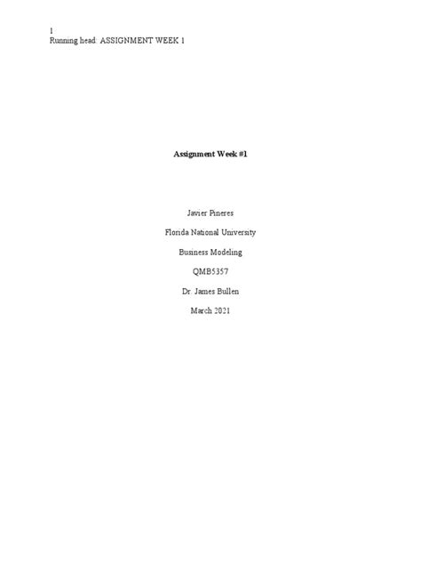 business modeling assignment week 1 pdf predictive analytics