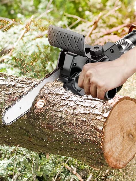 46 Inch Electric Drill Modified To Electric Chainsaw Conversion Kits