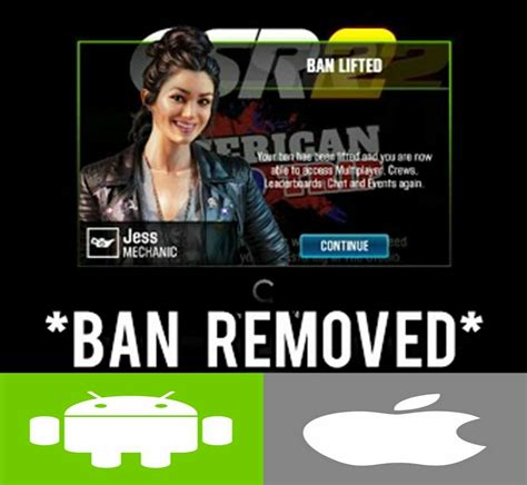 Csr 2 Racing Ios Android Remove Ban Unban Csr Lift Ban Lifted