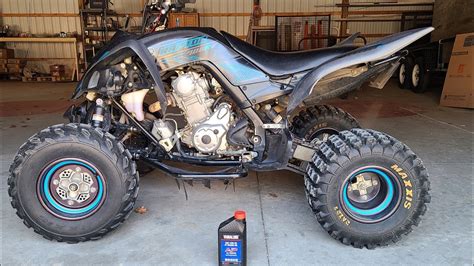 Complete Step By Step Yamaha Raptor Oil Change YouTube