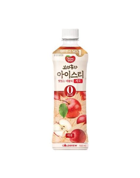 [동원] 보성홍차 아이스티 제로 애플 500ml X 24개