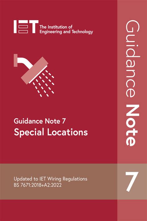 The Iet Shop Guidance Note 7 Special Locations 7th Edition