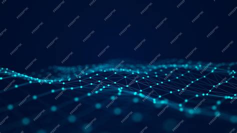 Premium Photo Abstract Digital Background Network Connection Structure Big Data Futuristic