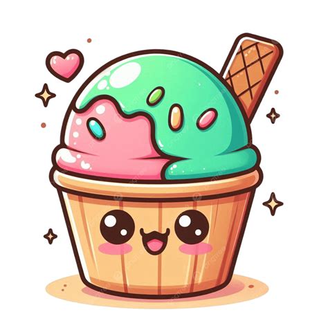Fondo De Pantalla De Comida Dulce Kawaii Set Of Kawaii Sweets And