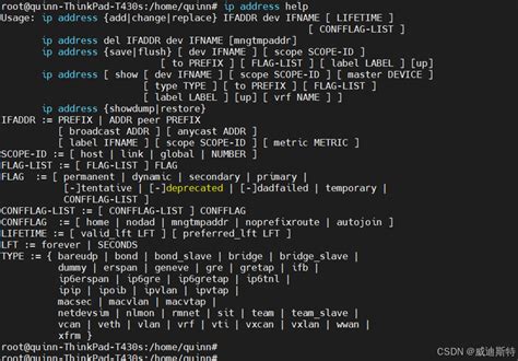Linux网络命令：系统中用于管理和查看网络接口地址的工具ip Address详解ip Addr命令 Csdn博客