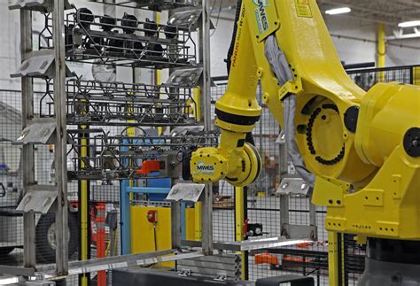 Robotic Basket Load And Unload System Midwest Engineered Systems