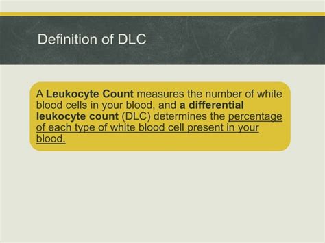 Differential Leukocyte Counts PPTX