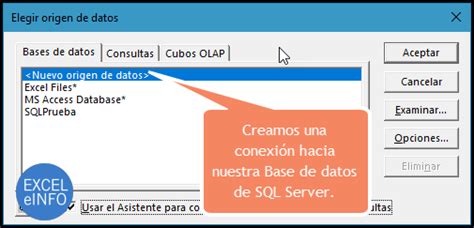 Ejecutar Consulta Sql Desde Excel E Importar Datos A Una Tabla Itproes
