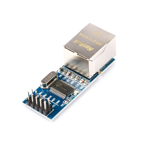 enc28j60 spi interface ethernet network module 51 avr arm pic code mini