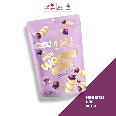 Jual Deka Mini Wafer Bites Ube 80 Gr Shopee Indonesia