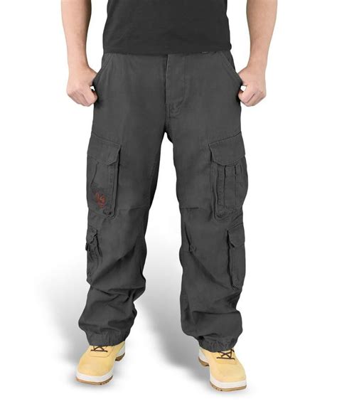 Surplus Airborne Military Cargo Trousers Mens Army Vintage Combat