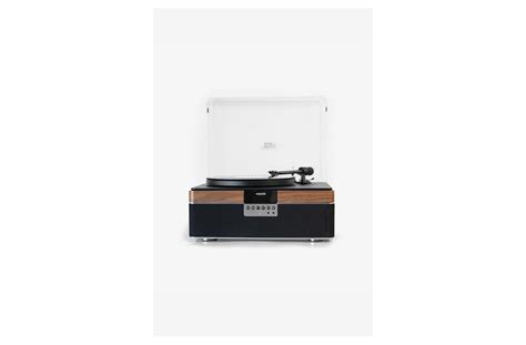 Plus Audio Record Player Walnut Turntable System With Built In