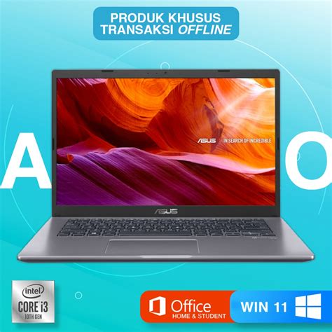Jual Asus Vivobook 14 A416jao I3 1005g1 Ram 4gb 256gb Ssd Fhd Win11 Ohs
