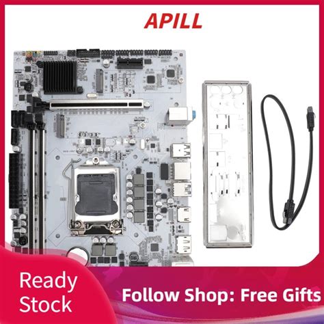 Apill Mining Mainboard Computer Motherboard Support M 2 Nvme Lga1200 M Atx H410m Dh 3 Phase