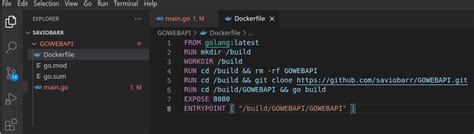 Running Golang Applications On Docker By Savio Barros Medium