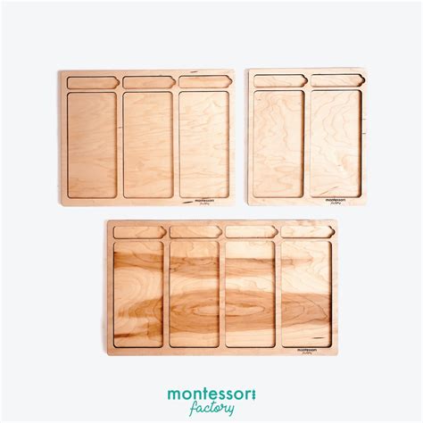 Thing Person Or Place Nouns Wooden Sorting Tray Wood Mat Educational