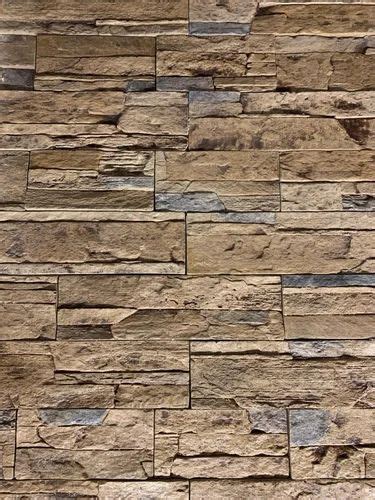 25mm Light Brown Stone Wall Cladding At ₹ 215sq Ft Stone Wall
