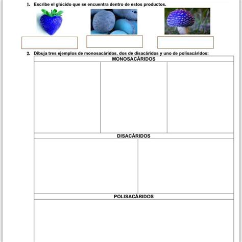Solved Ayuda Plis Daré Puntos Escribe El Glúcido Que Se