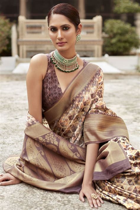 Attractive Multi Color Crepe Silk Printed Saree In 2024 Crepe Silk