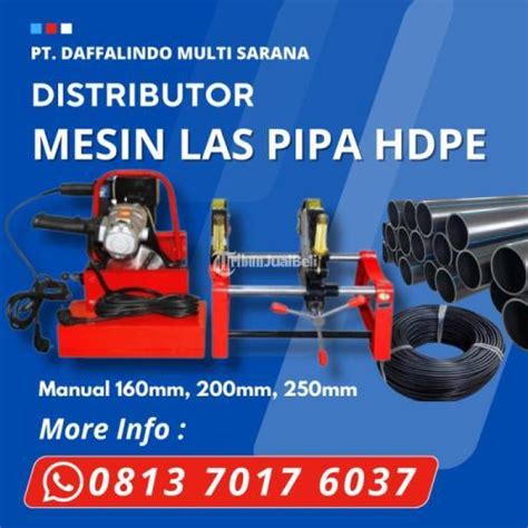 Mesin Sambung Pipa HDPE Manual 160mm 4 Clamp Di Jakarta Timur Tribun JualBeli