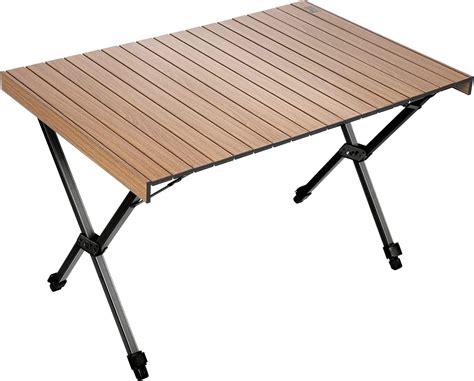 Timber Ridge Table Pliante Camping 4 6 Personnes Hauteur Réglable