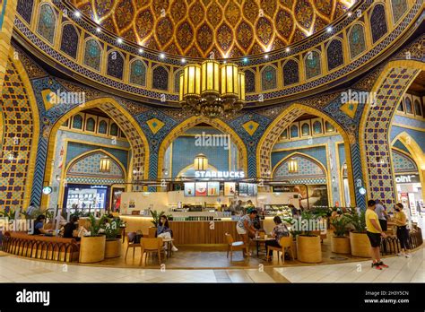 Ibn Battuta Mall Starbucks Coffee Cafe Dubai Luxury Shopping Shopping