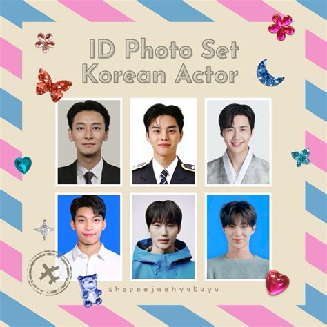 New Id Photo Passport Set Korean Actor K Drama In Youp Lee Do Hyun