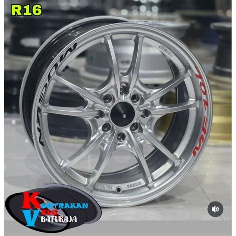 Jual Velg Mugen Mf10 R16 4x100 114 Silver Agya Ayla Calya Sigra Jazz