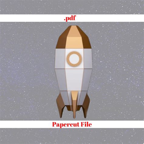 Spaceship Papercraft Pdf Template Creating Paper Craft Spaceship Model