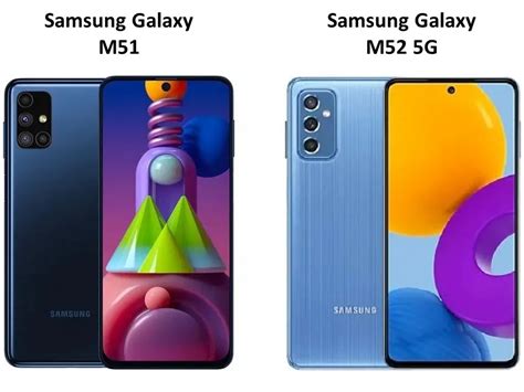 Inilah 6 Perbedaan Samsung Galaxy M51 Dan Galaxy M52 5G