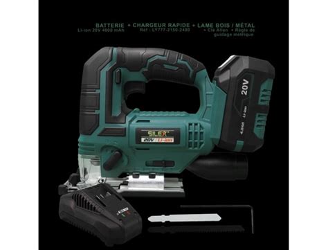 Scie Sauteuse Sans Fil V Silex Batterie Ah SILEX SLX Sauteuse HA