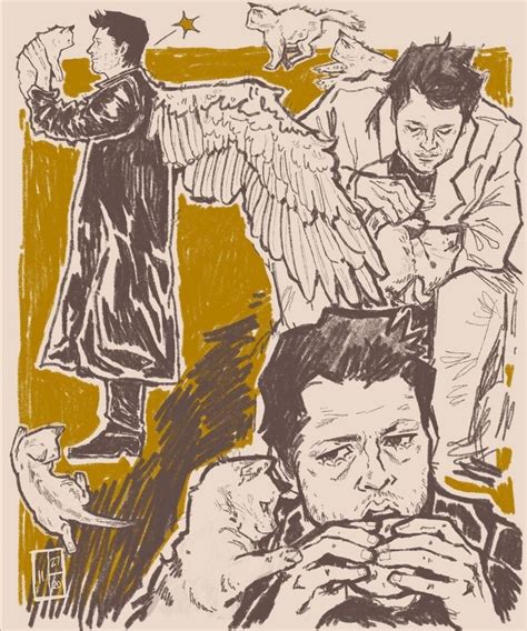 Пин от пользователя Carolentrelivros на доске Destiel é Meu Tudo в 2025 г Милые рисунки