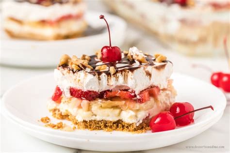 Banana Split Cake Desserts On A Dime