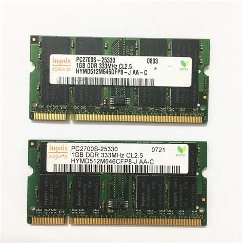 hynix ddr1 rams 1 ГБ 333 МГц память для ноутбука pc2700s 2533 1 ГБ ddr