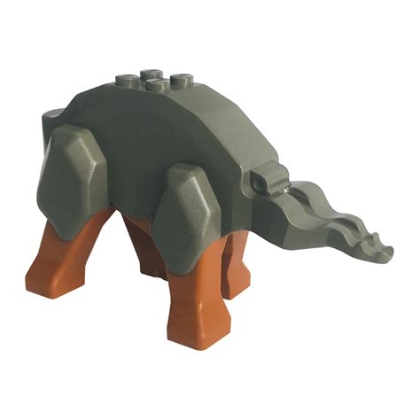 Lego Triceratops Body With Dark Orange Legs 76442 Brick Owl Lego