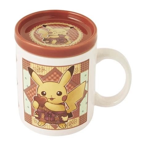 Pokémon Ceramic Mug With Lid 300ml Pikachus Sweet Delivery