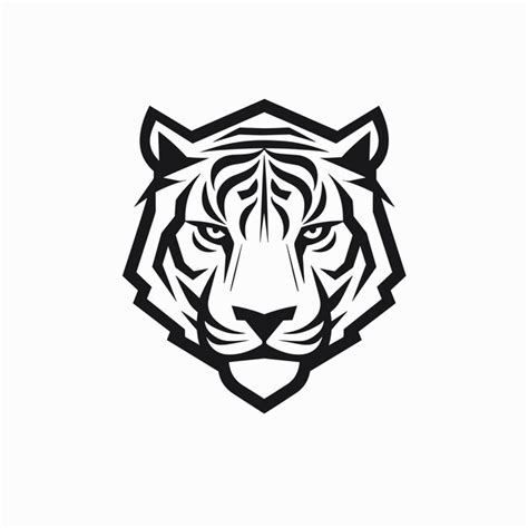 Premium Vector Simple Tiger Logo