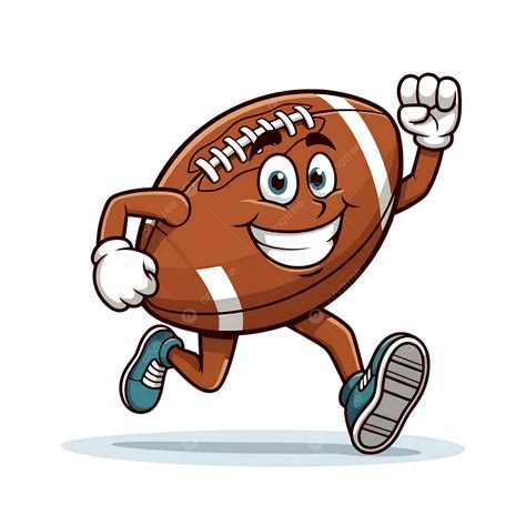 American Football Funny Cartoon