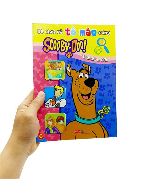 Sách Bé Chơi Và Tô Màu Cùng Scooby Doo Tập 3 Vụ Án Mặt Nạ Bí Ẩn
