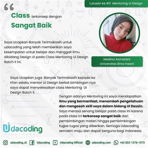 Kesan Alumni Mentoring Ui Design Udacoding