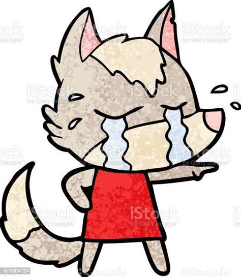 우는 늑대 만화 개에 대한 스톡 벡터 아트 및 기타 이미지 개 귀여운 그림 그리기 Istock
