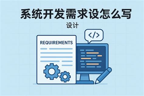 系统开发需求设计怎么写