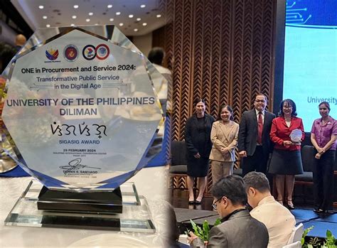 Upd Honored By Ps Dbm University Of The Philippines Diliman
