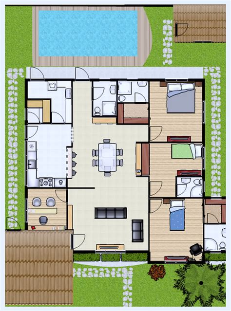 Plantas De Casas Modelos Planta Baixa Projetos Bilarasa